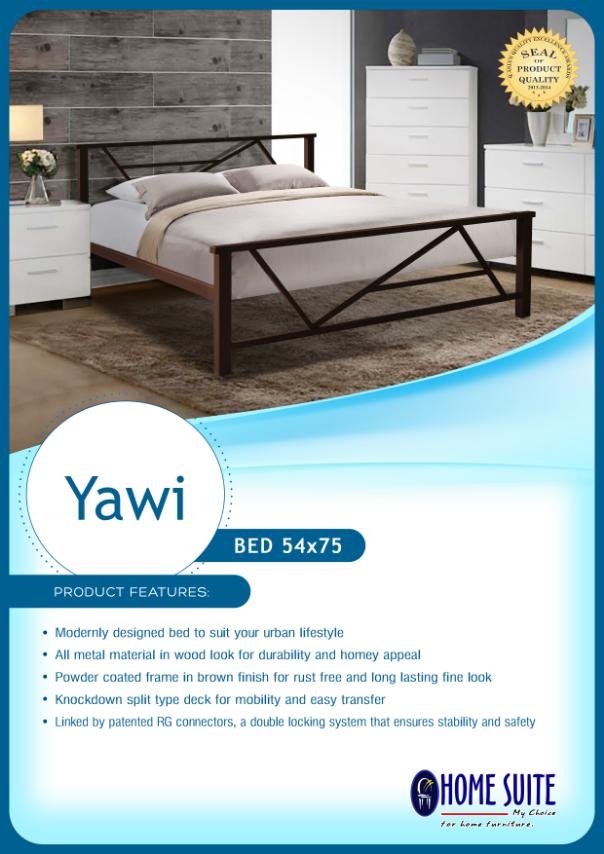 CLC Yawi Bed 54x75 (LUZONCLC-BED-YAWI 54)